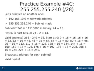 Chapter 8 - IP Subnetting, Troubleshooting and Introduction to NAT 9e | PPT