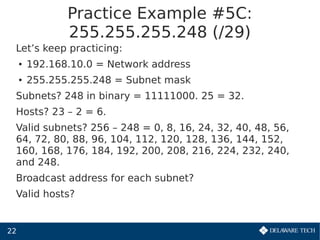 Chapter 8 - IP Subnetting, Troubleshooting and Introduction to NAT 9e | PPT