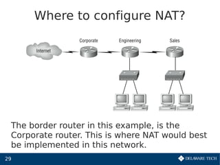 Chapter 8 - IP Subnetting, Troubleshooting and Introduction to NAT 9e | PPT