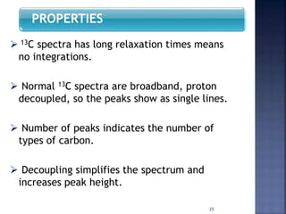 Seminar on c-13 Nuclear magnetic resonance Spectroscopy | PPT