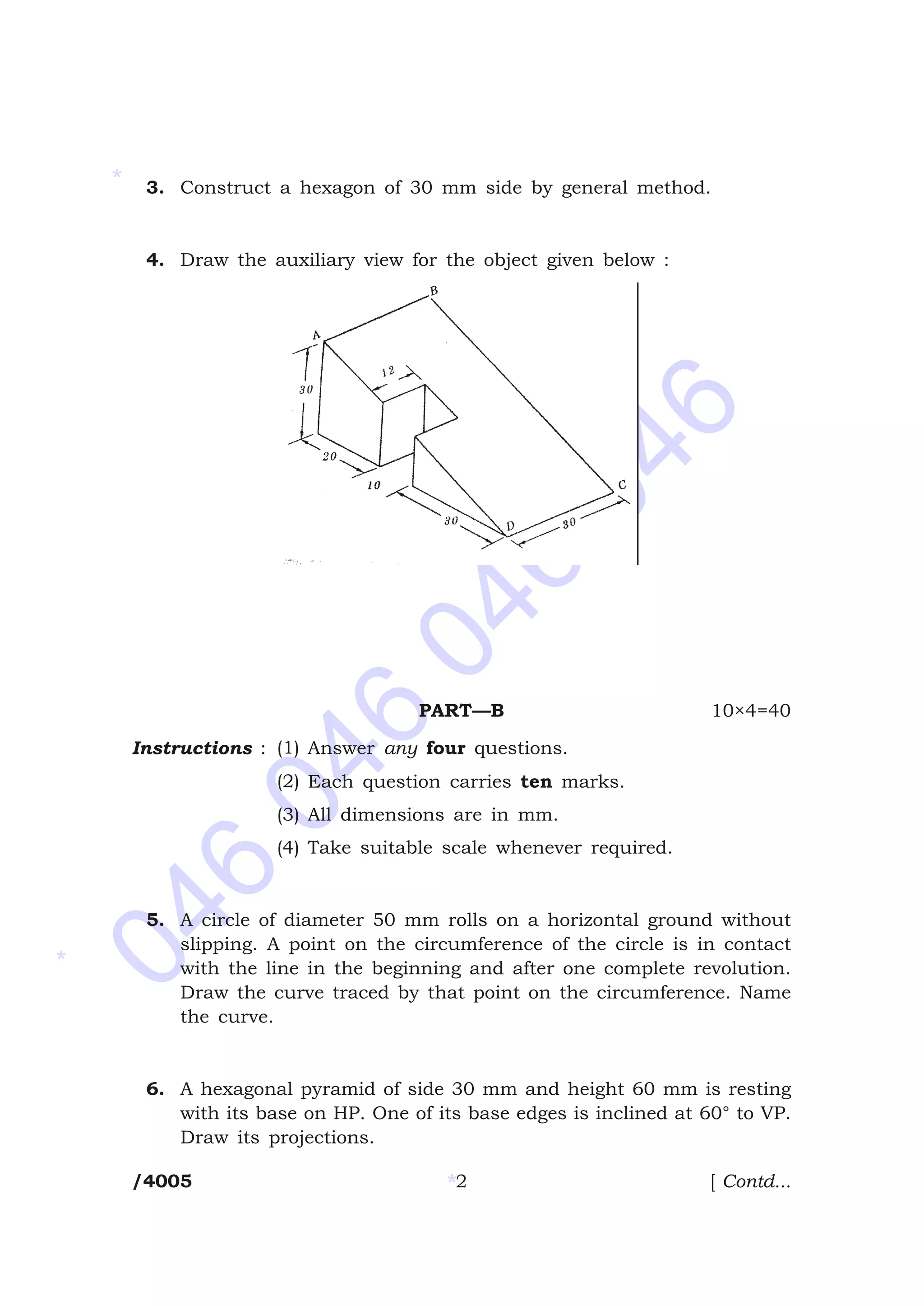 C 14-met-mng-aei-107-engg drawing | PDF