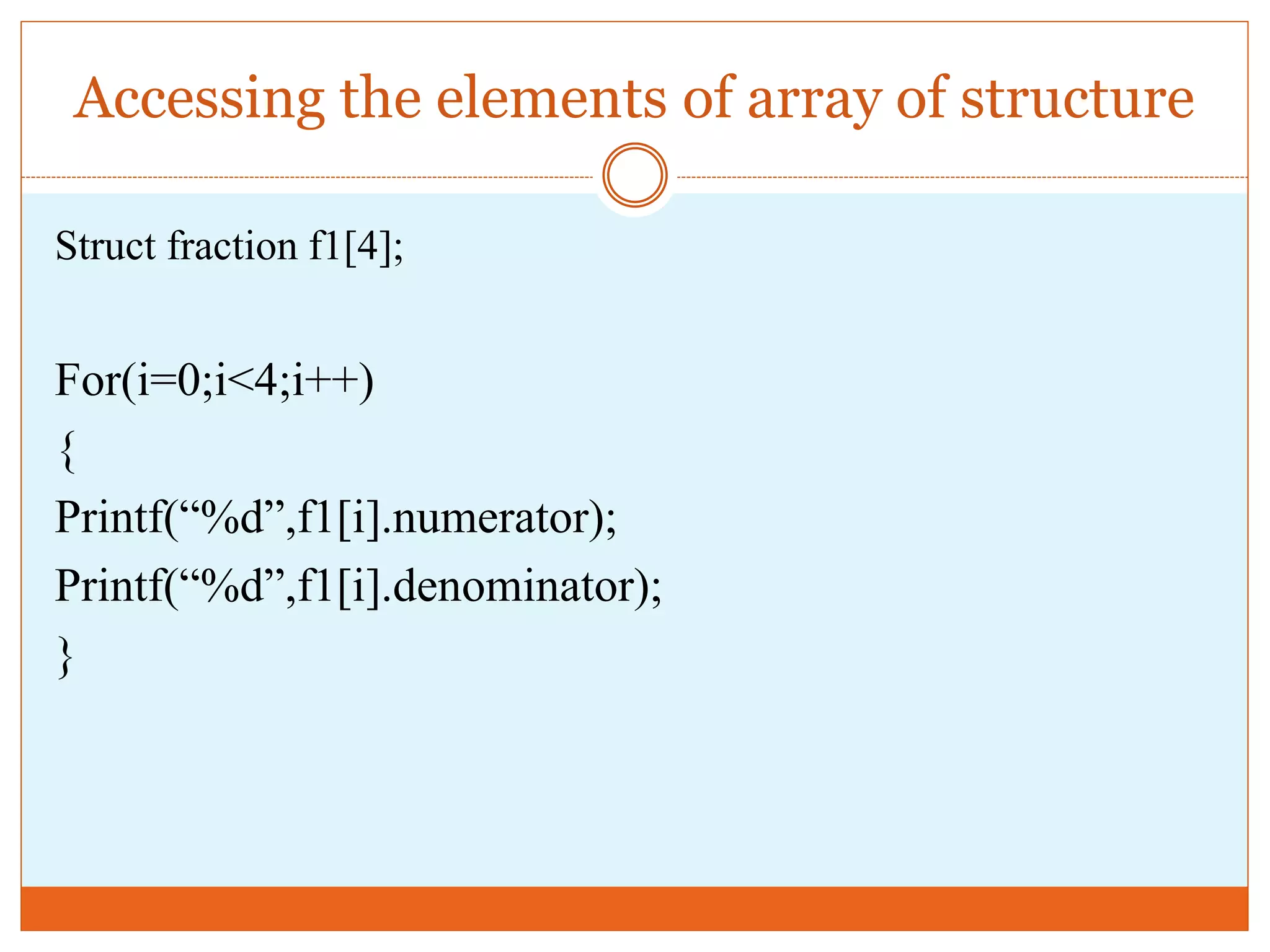 arrays of structures | PPT arrays of structures | PPT