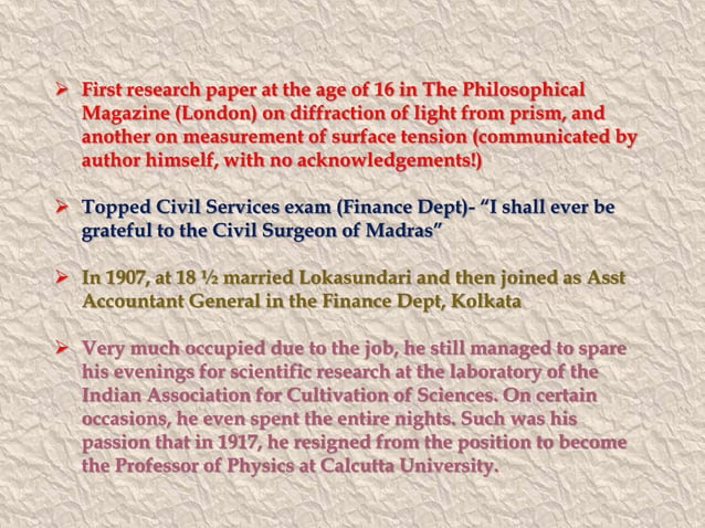 C.v. raman the great indian physicist | PPTX