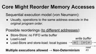 Coherence and consistency models in multiprocessor architecture | PPT