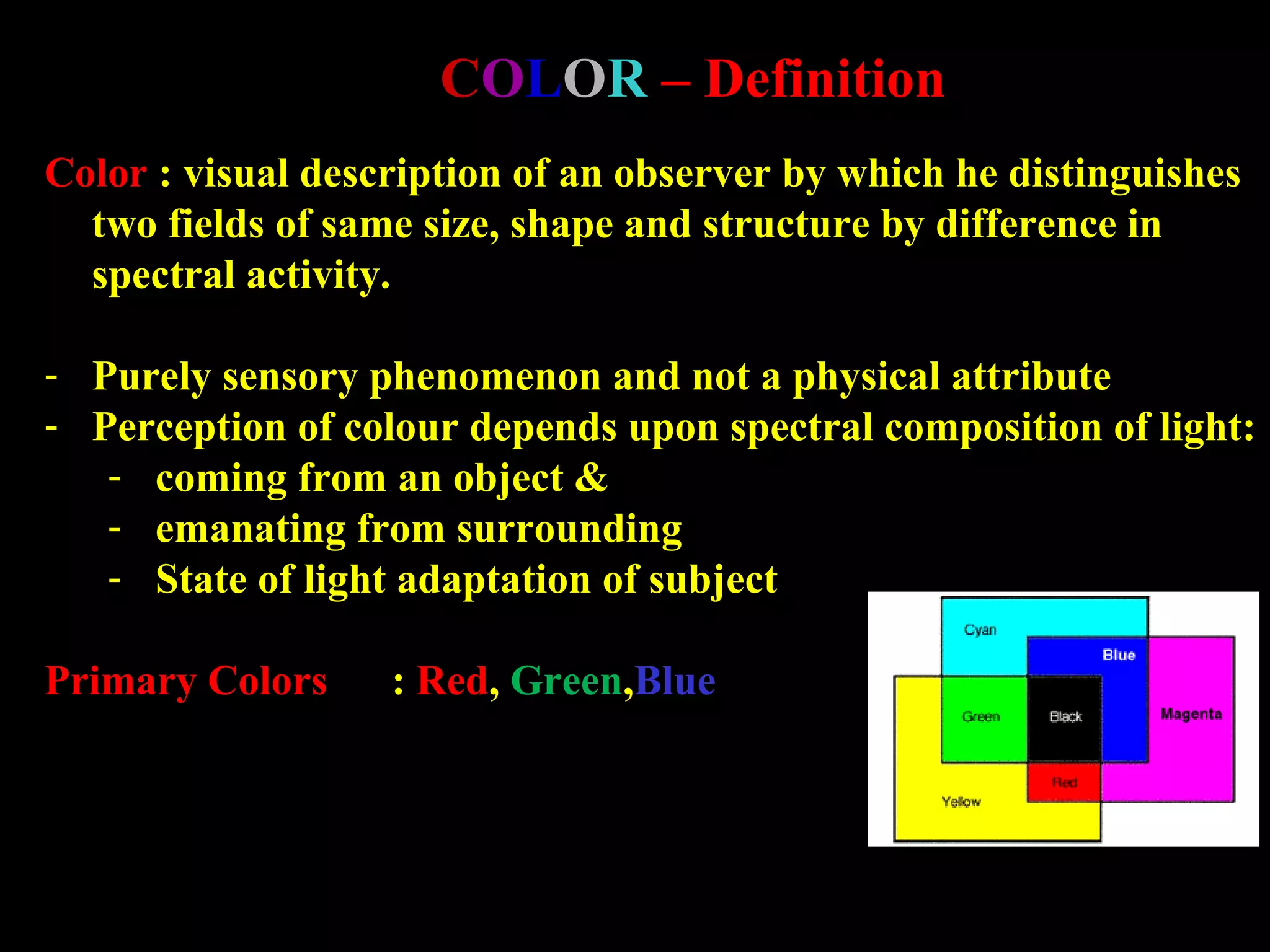 Colour vision ,,ppt by dr mazhar | PPT | Eye and Vision Conditions ...