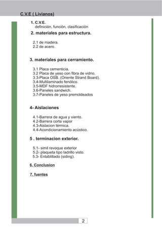 Cerramientos verticales exteriores livianos | PDF