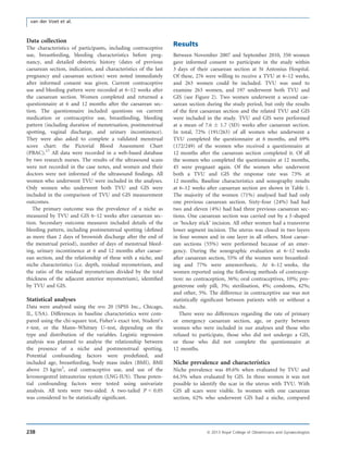 C.s. scar nich | PDF | Pregnancy | Reproductive Health