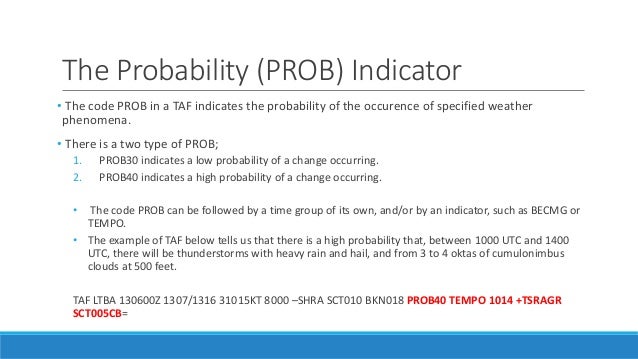 Aviation Meteorology - Terminal Aerodrome Forecasts Aviation Meteorology - Terminal Aerodrome Forecasts