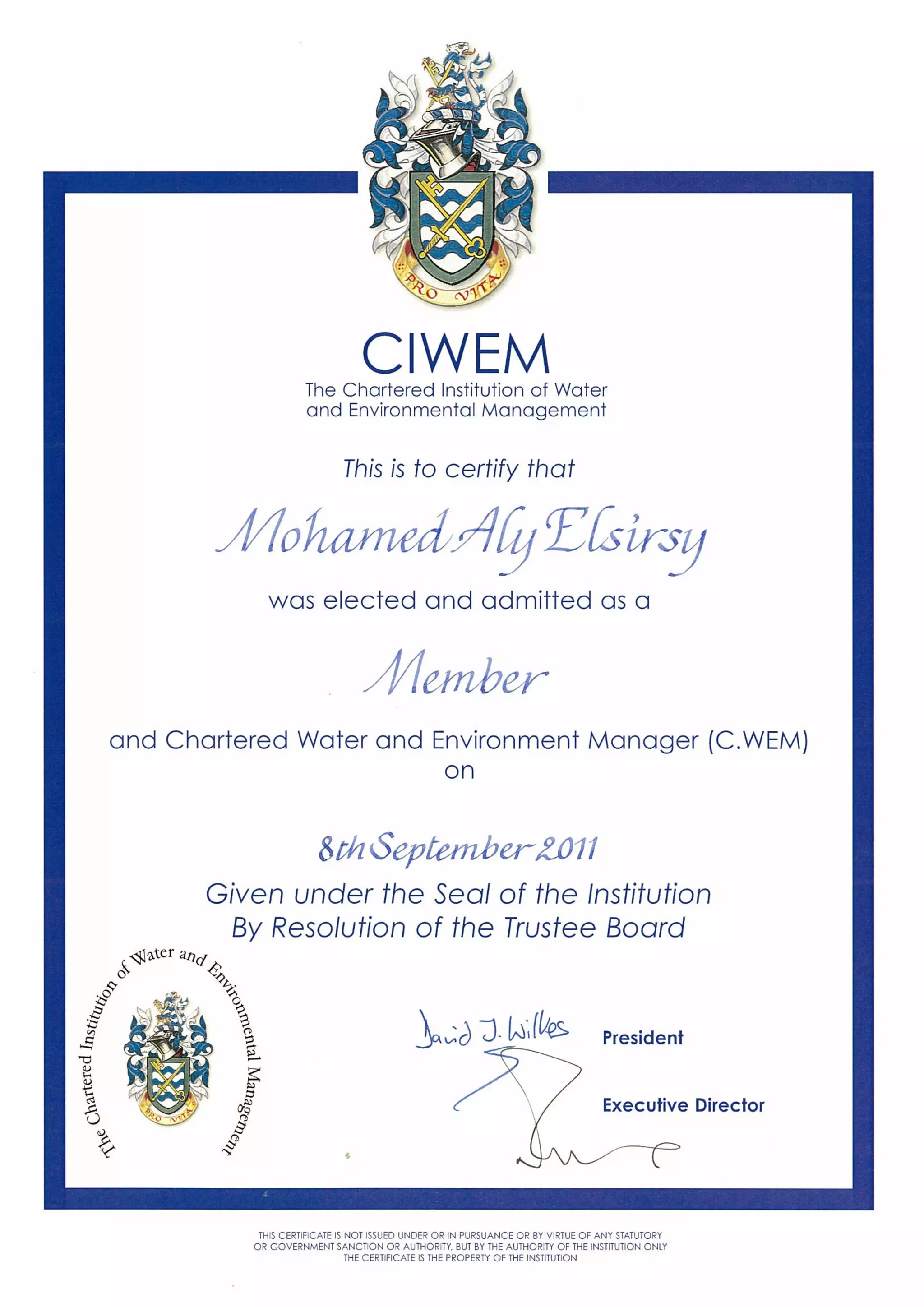 C.wem certificate | PDF
