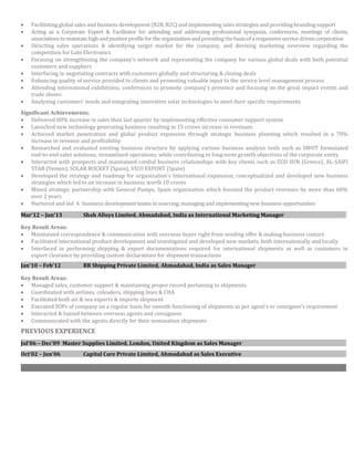 International Business Development Manager | PDF