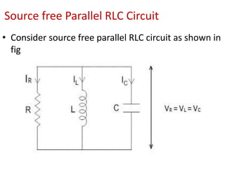Time Domain response of second order linear circuit | PPTX