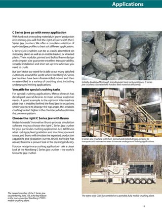 Metso C series jaw crusher Manual | PDF