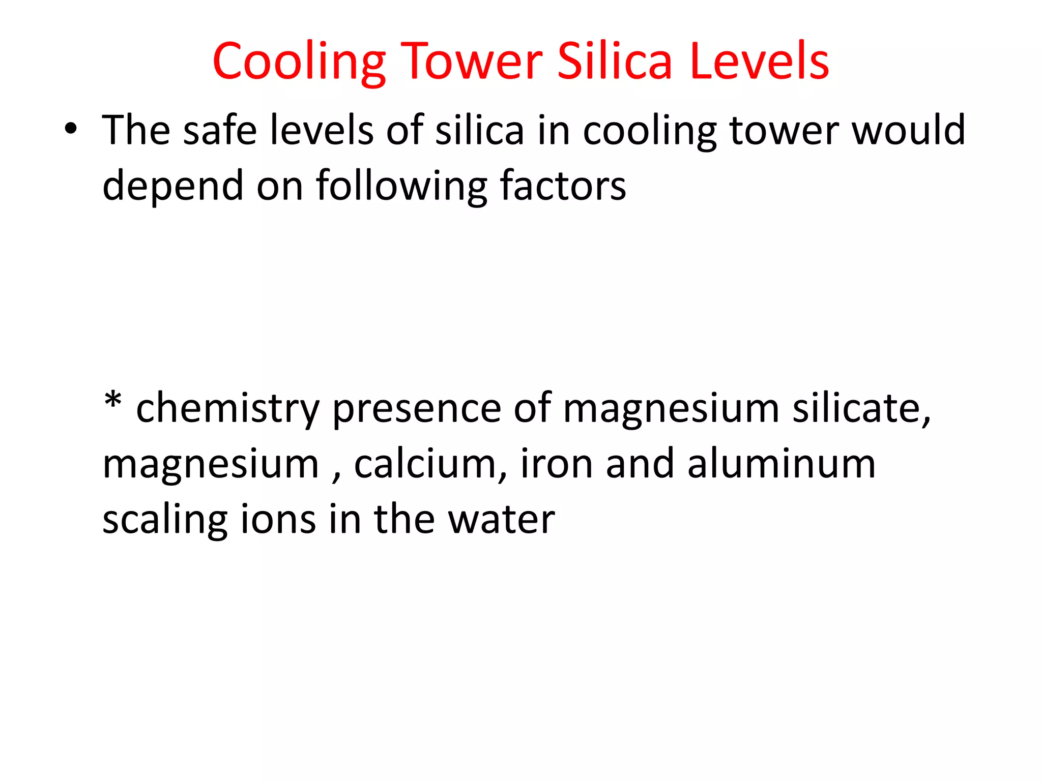 Cooling Water Treatment | PPTX