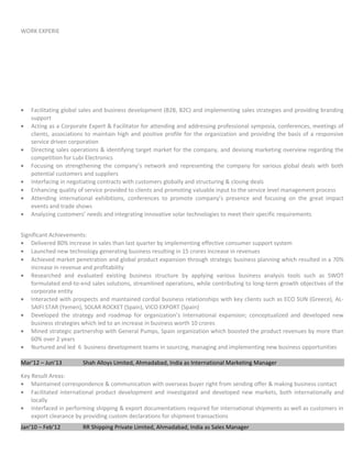 International Business Development Manager | PDF