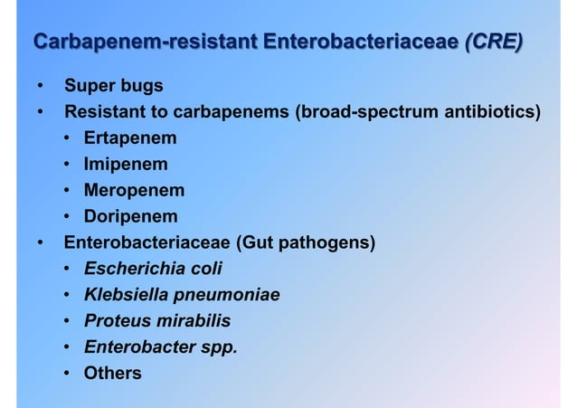 การติดเชื้อดื้อยา C.difficile cre vre ภัยเงียบในโรงพยาบาล | PDF