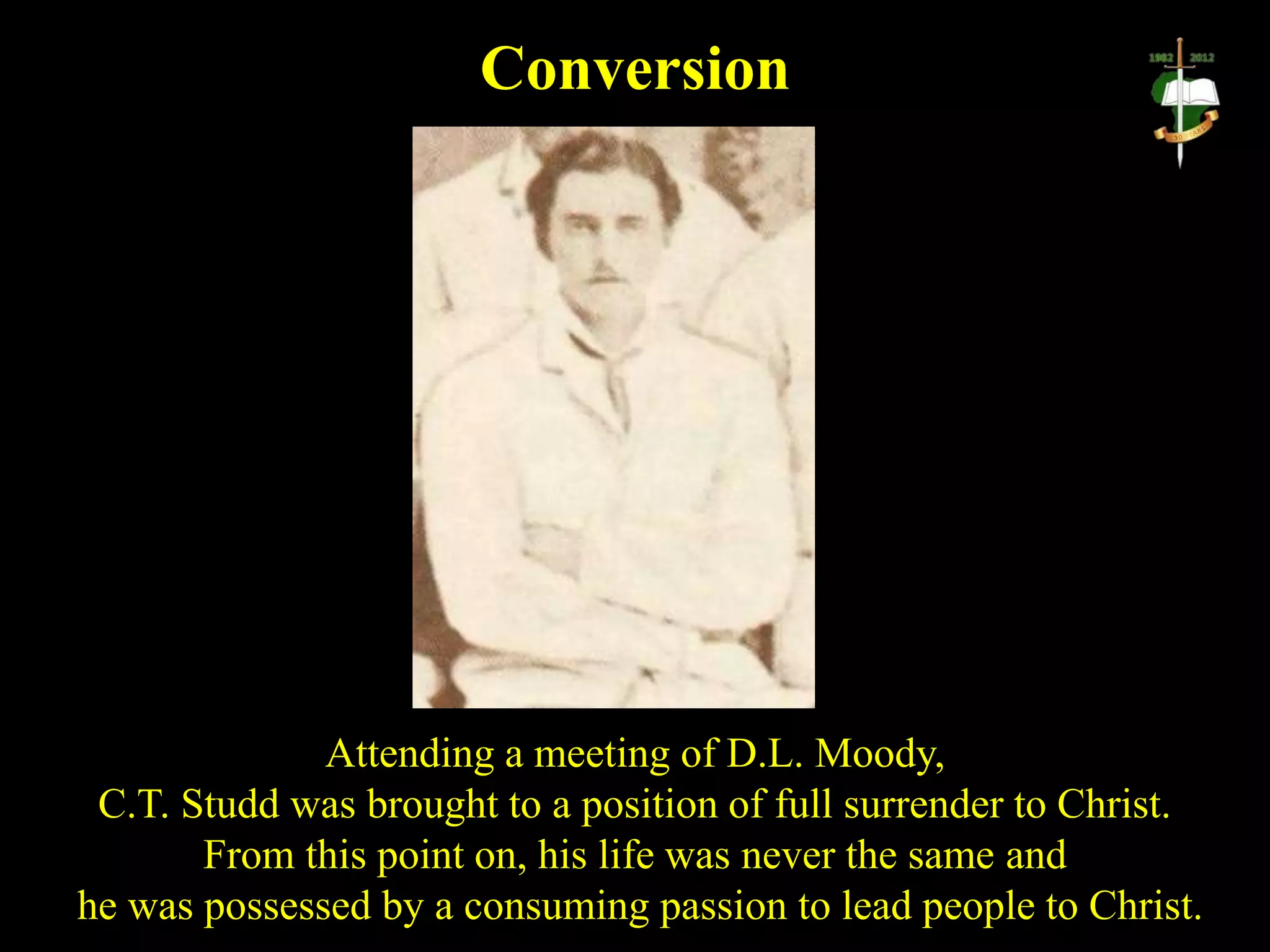 Cricketer For Christ, C.T. Studd | PPTX