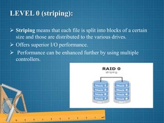 RAID LEVELS | PPT