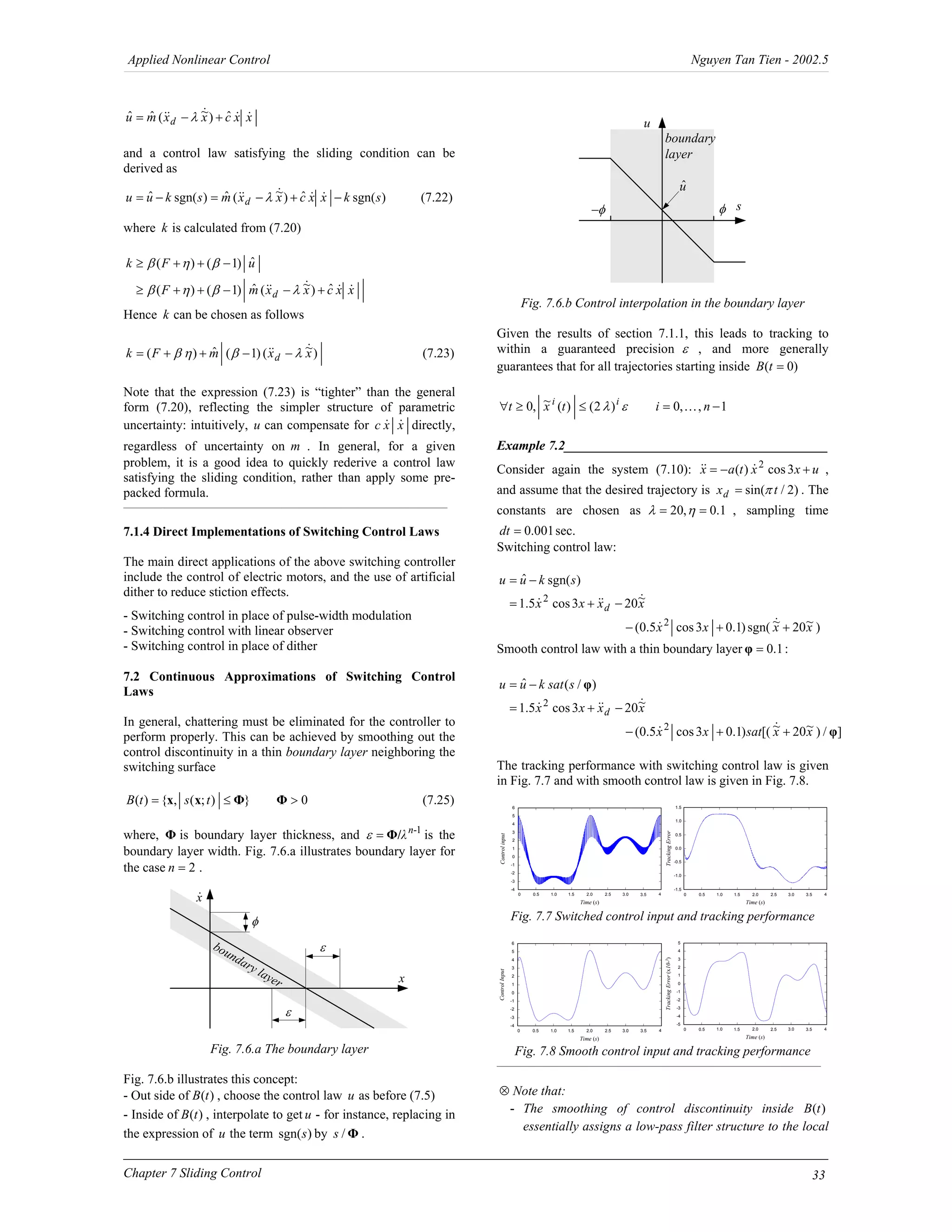 Sliding mode control of non linear | PDF
