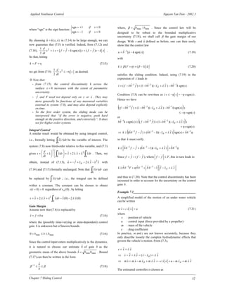 Sliding mode control of non linear | PDF