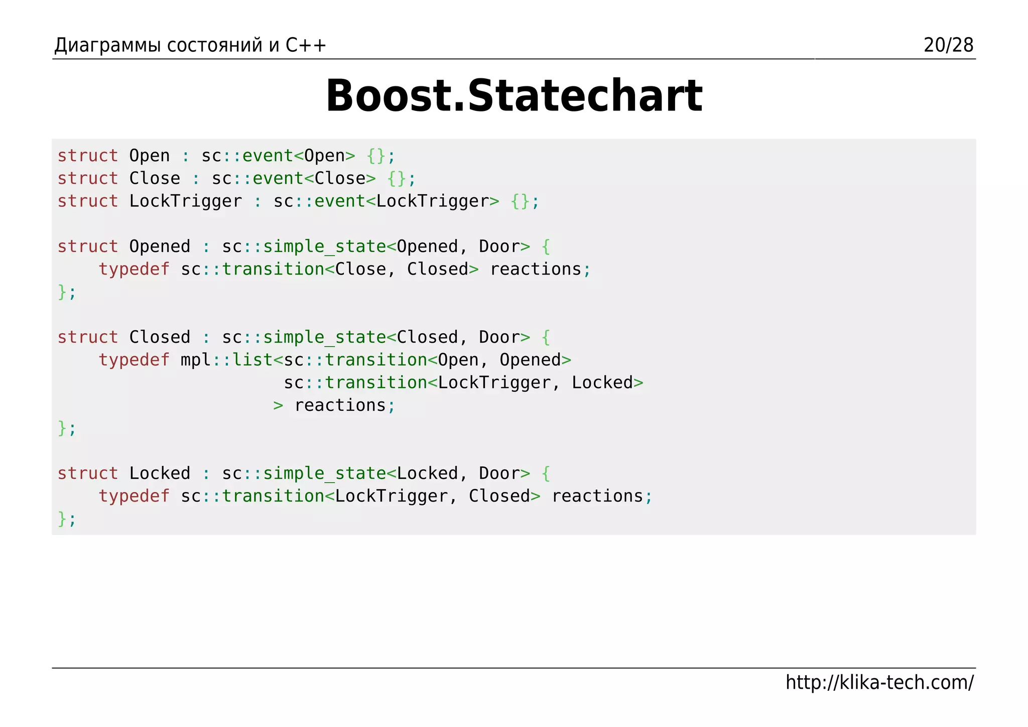 Finite State Machines and C++ | PPT