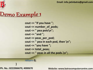 C++ Programming Language Training in Ambala ! Batra Computer Centre | PPT