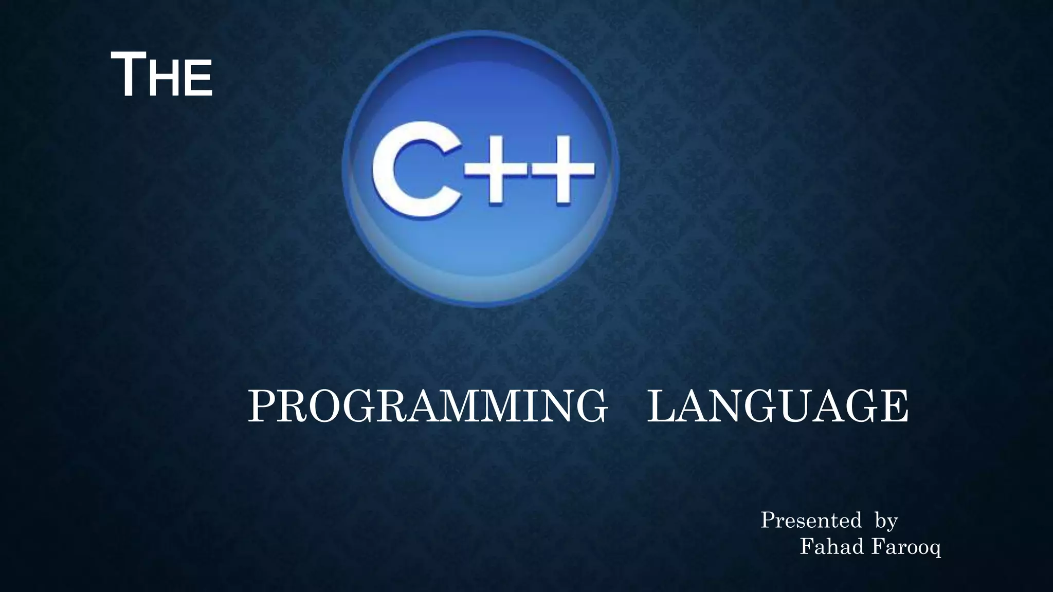 Basic information of C++ | PPTX