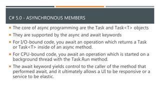 C#.net evolution part 2 | PPT