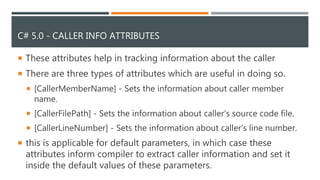 C#.net evolution part 2 | PPT
