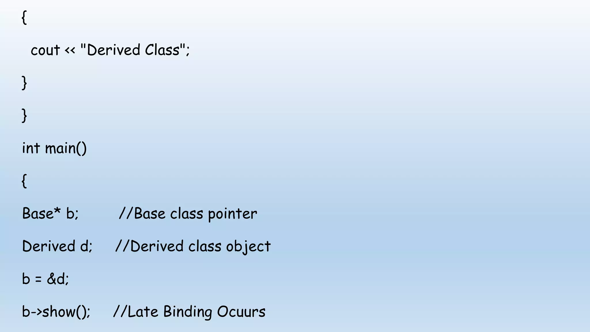 polymorphism and virtual function | PPTX