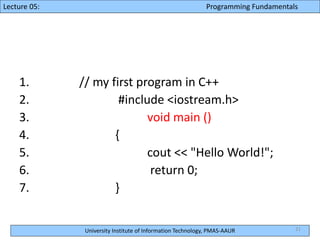 Introduction to Programming | PPTX | Programming Languages | Computing