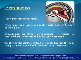 Trigeminal Neuralgia| Management of Facial Pain | PPTX