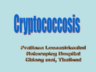 Cryptococcosis | PPT