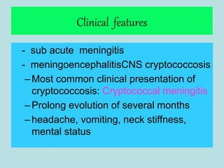 Cryptococcosis | PPT