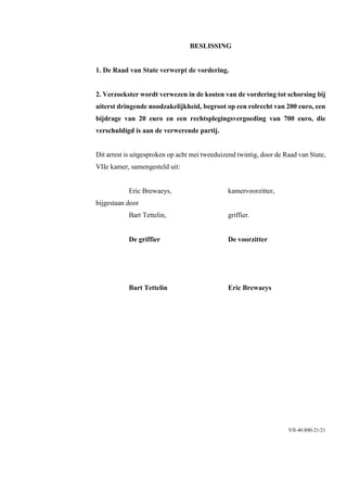 Eigenares kater Lee moet FAVV 700 euro betalen | PDF