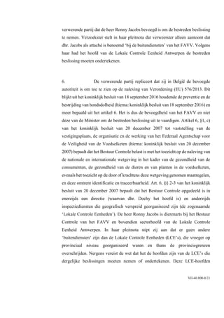 Eigenares kater Lee moet FAVV 700 euro betalen | PDF