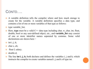 Basic Structure Of C++ | PPTX