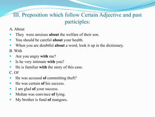 TOPIC -1 PREPOSITION | PPTX