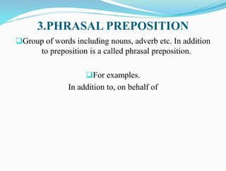 TOPIC -1 PREPOSITION | PPTX