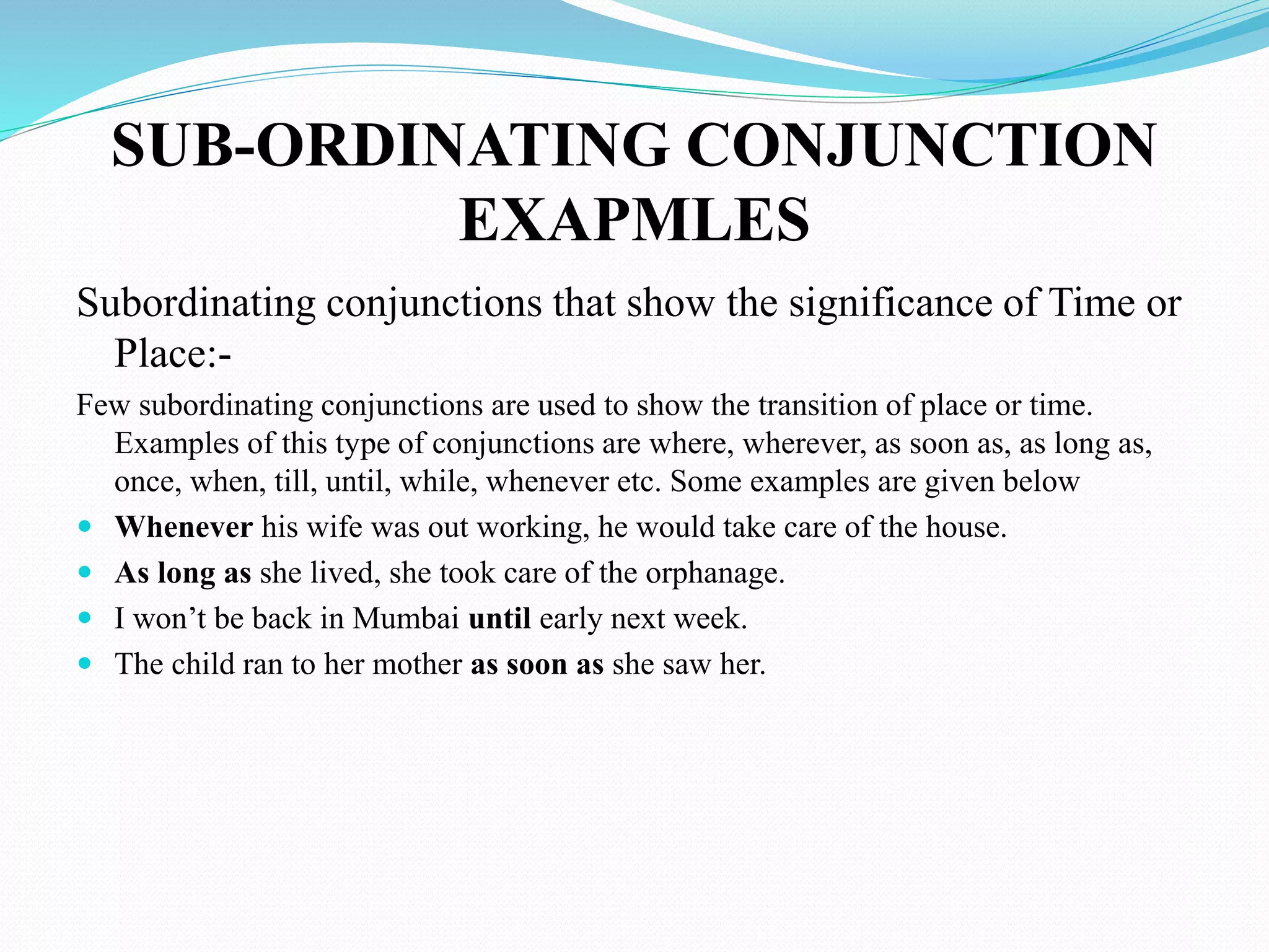 TOPIC -3 CONJUNCTION. | PPTX