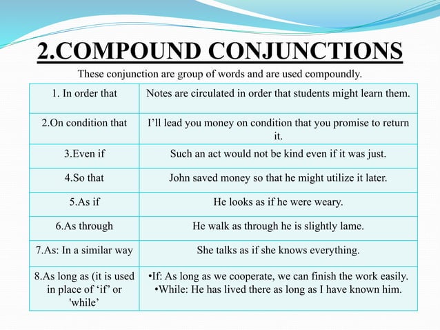 TOPIC -3 CONJUNCTION. | PPT
