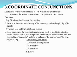 TOPIC -3 CONJUNCTION. | PPTX