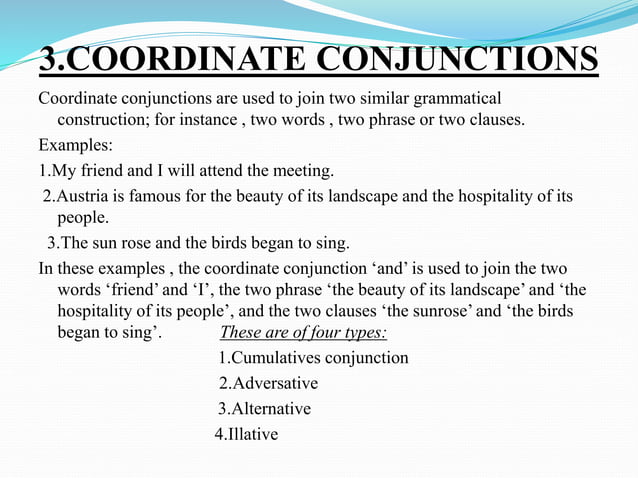 TOPIC -3 CONJUNCTION. | PPT