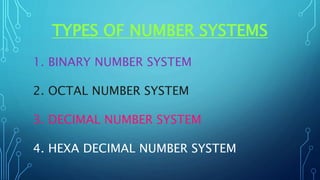 Number system of computer | PPTX