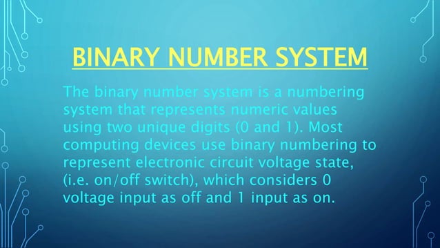 Number system of computer | PPT