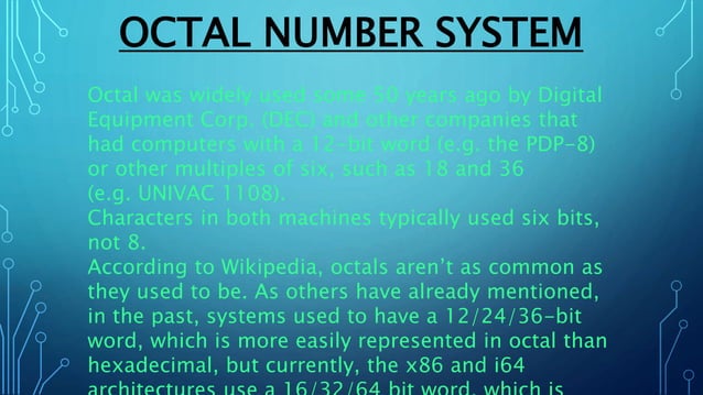 Number system of computer | PPT