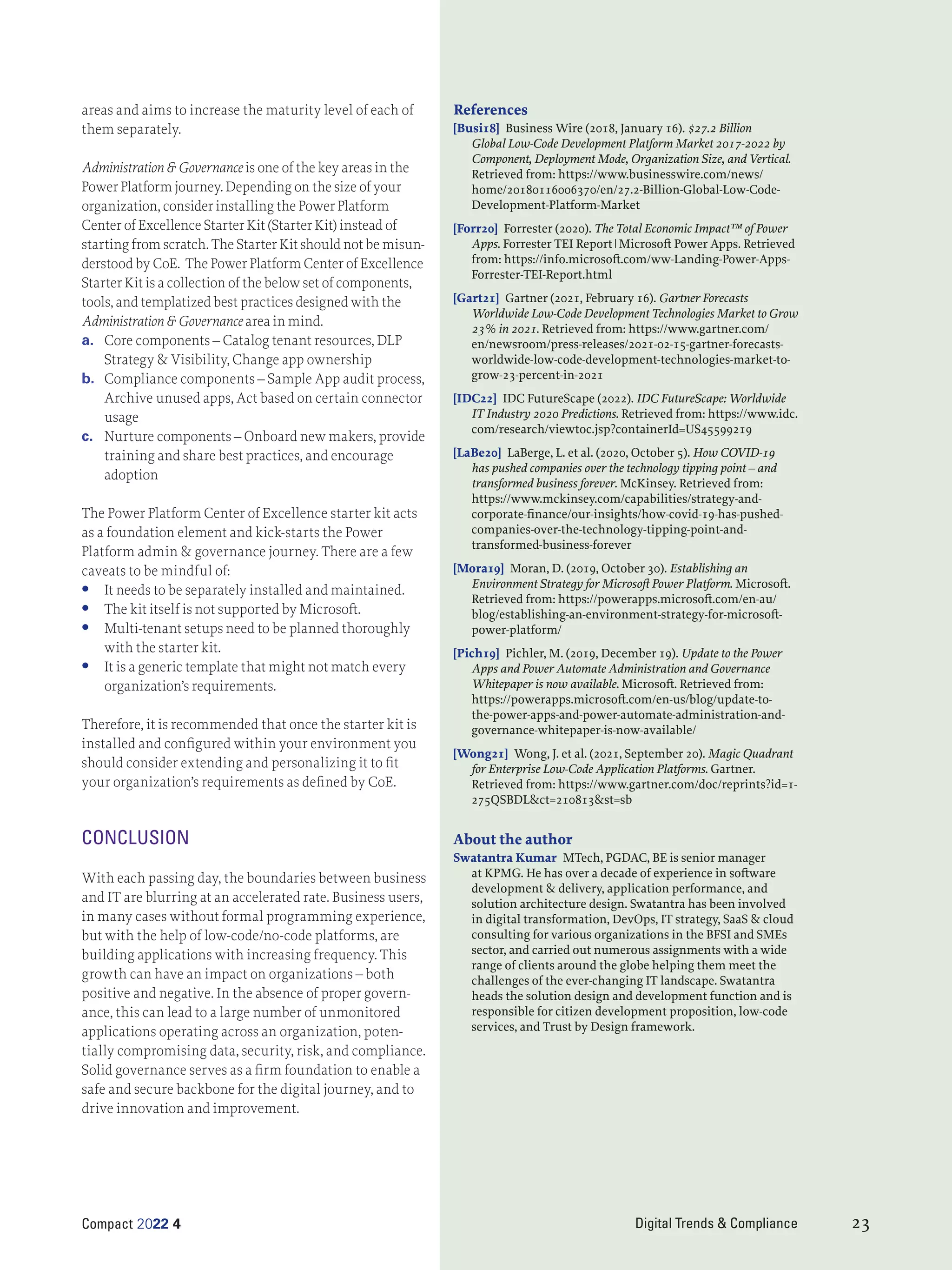 Governance of Power Platform – As enabler, not as gatekeeper | PDF