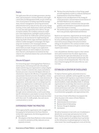 Governance of Power Platform – As enabler, not as gatekeeper | PDF