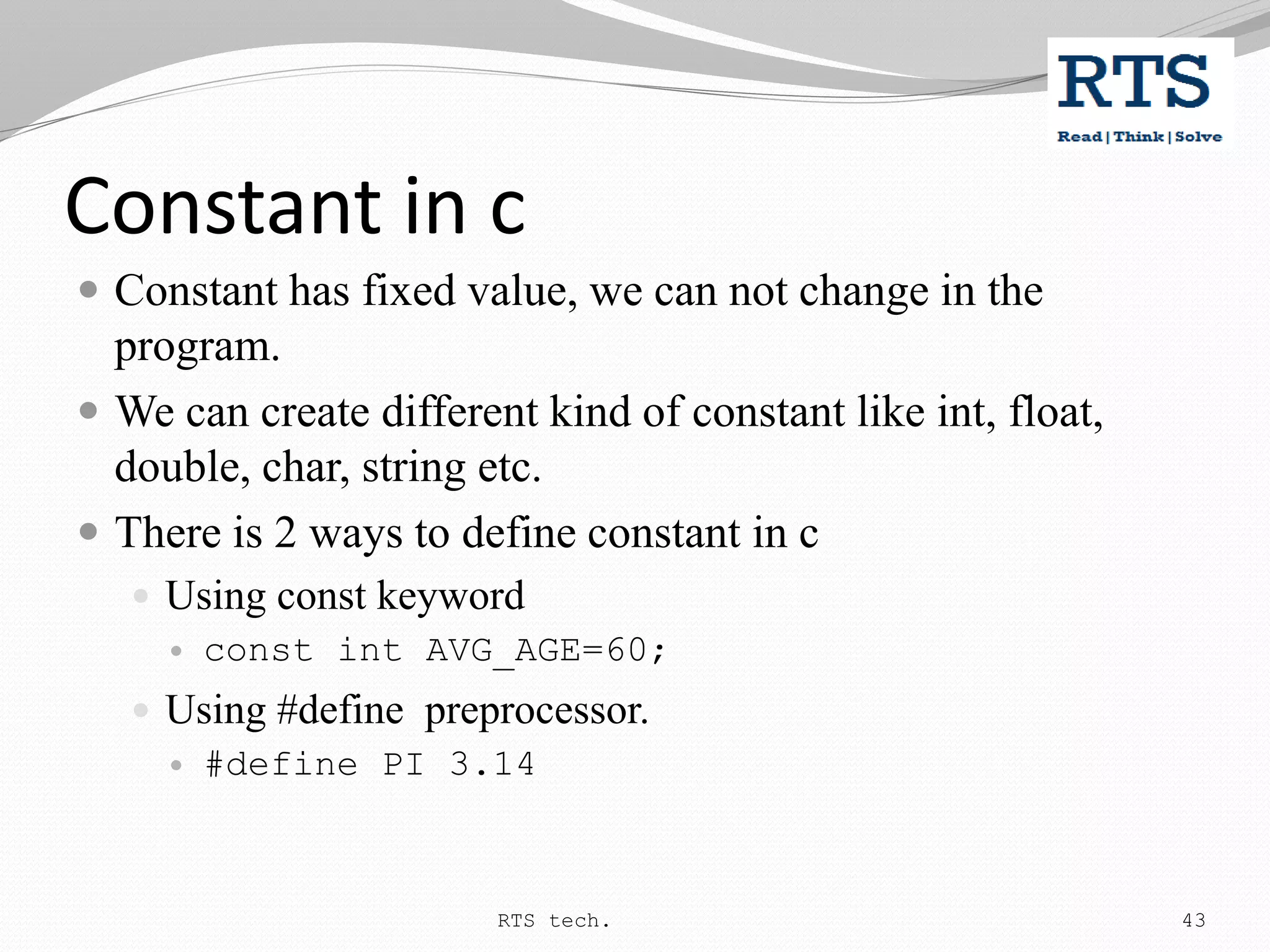 C Programming Language | PPT