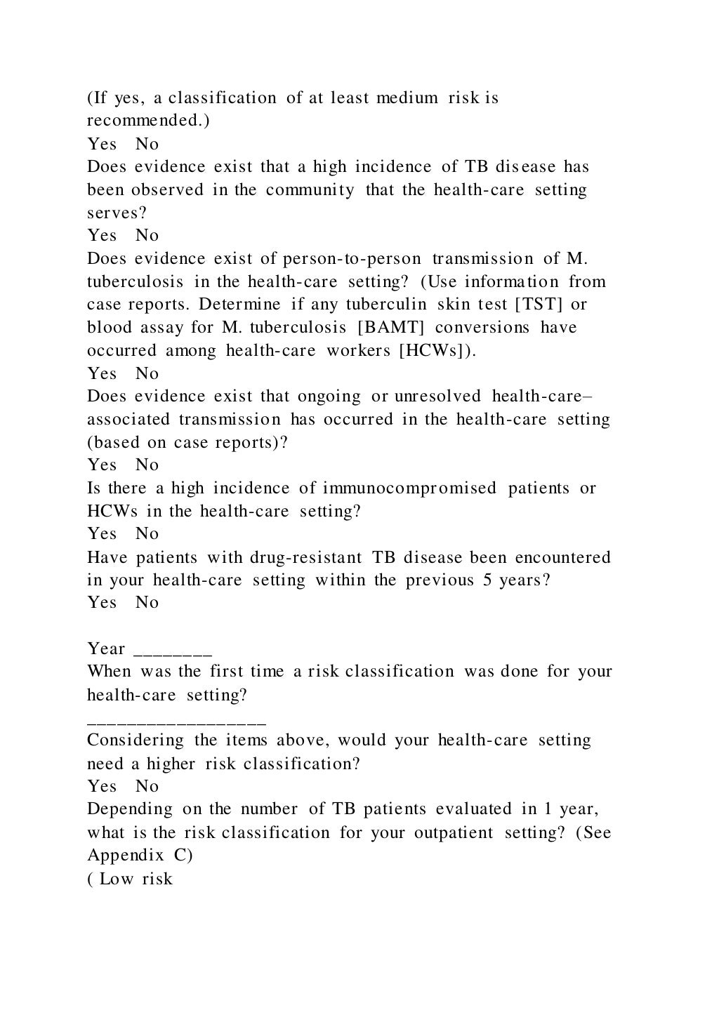 C.2. Risk and Risk Assessments HCA 402Risk and Community Risk | DOCX
