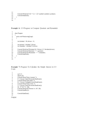 C# console applications.docx